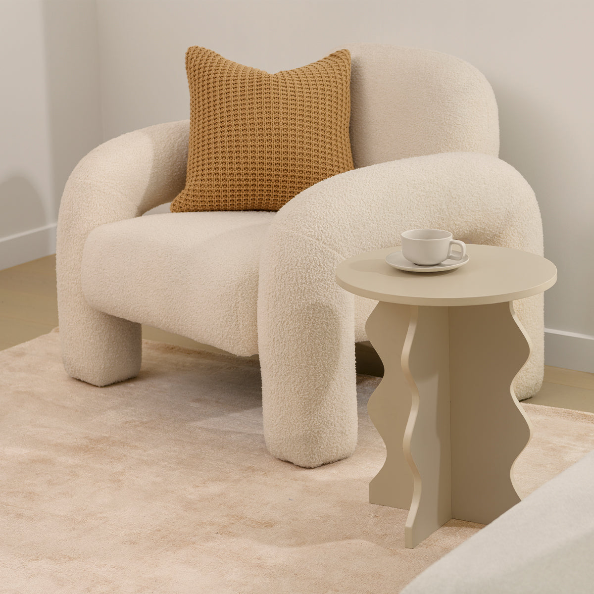 Felix Teddy Occasional Chair - Cream | Seating