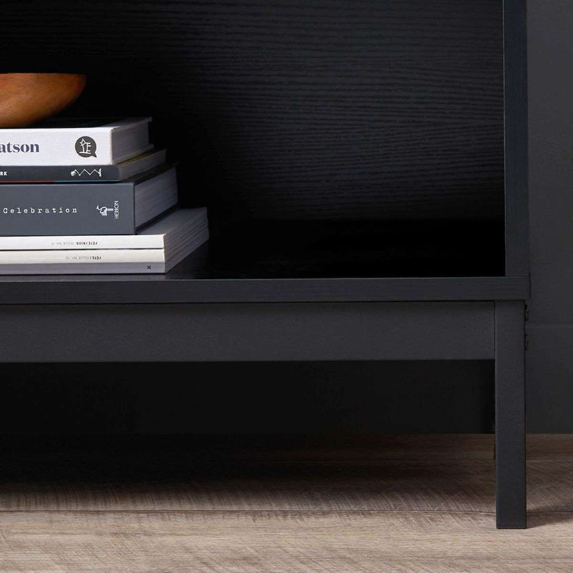 Zander Bedside Table - Black | Home Furniture | Mocka NZ