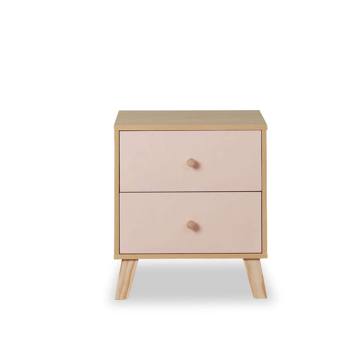 Aspen Bedside Table - Pink | Bedroom Furniture | Mocka NZ