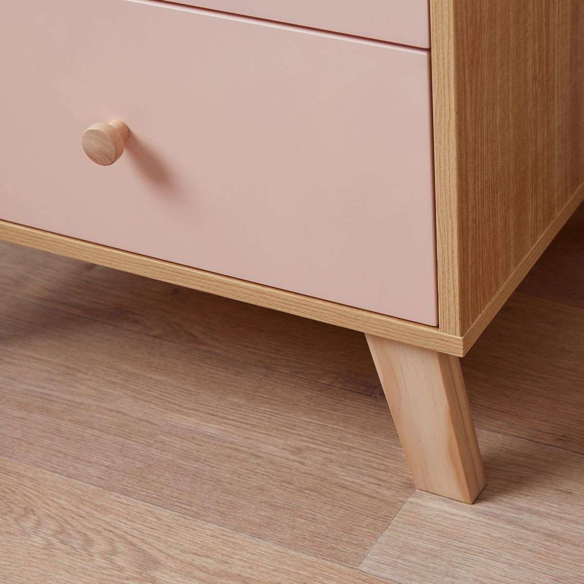 Aspen Bedside Table - Pink | Bedroom Furniture | Mocka NZ