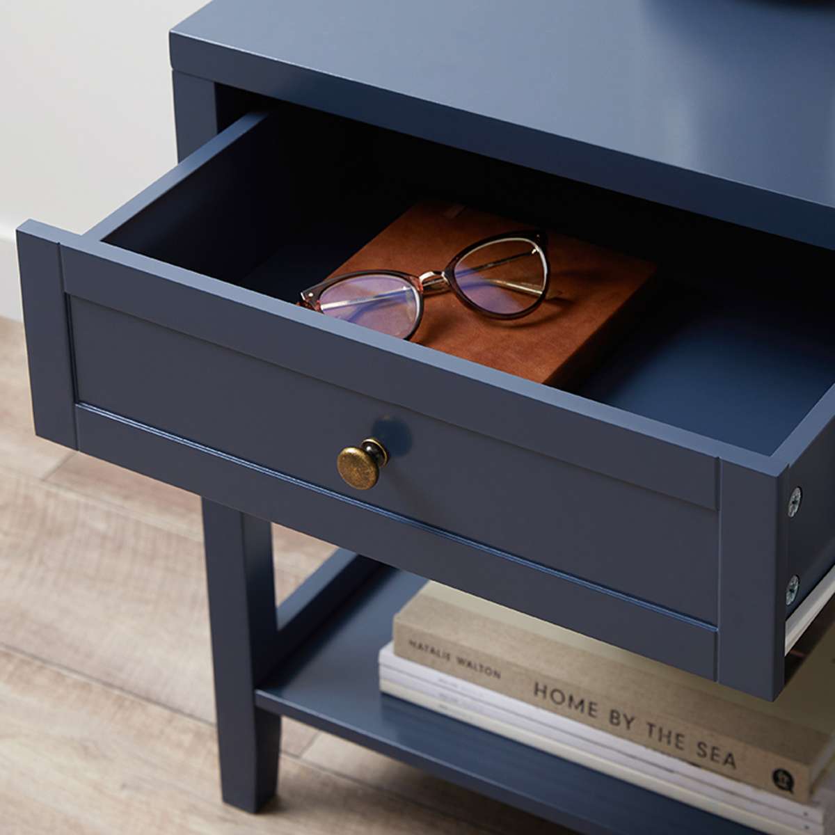 Cove Bedside Table Midnight | Painted Finish | Mocka NZ