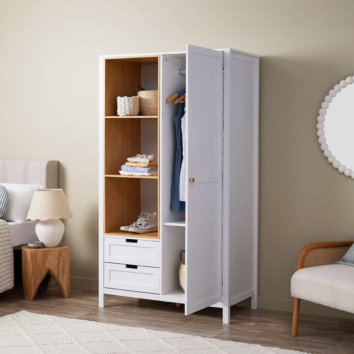 Newport Wardrobe | Multi-Functional Wardrobe | Mocka NZ