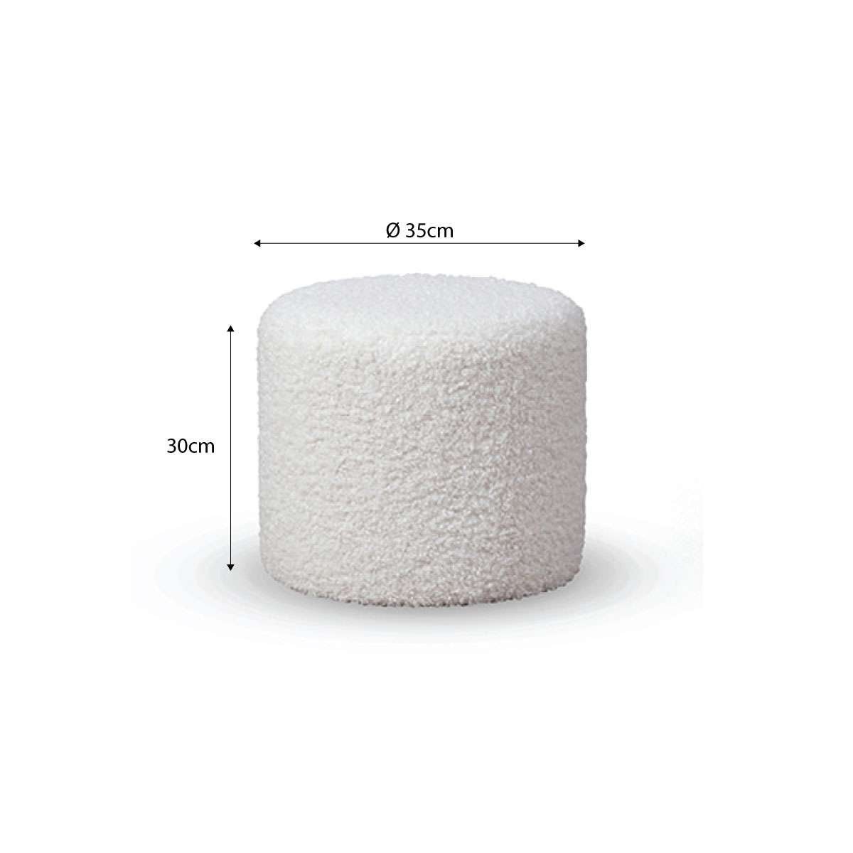 Mini Moo Sherpa Stool - Set Of 2 | Kids' Stools | Mocka NZ