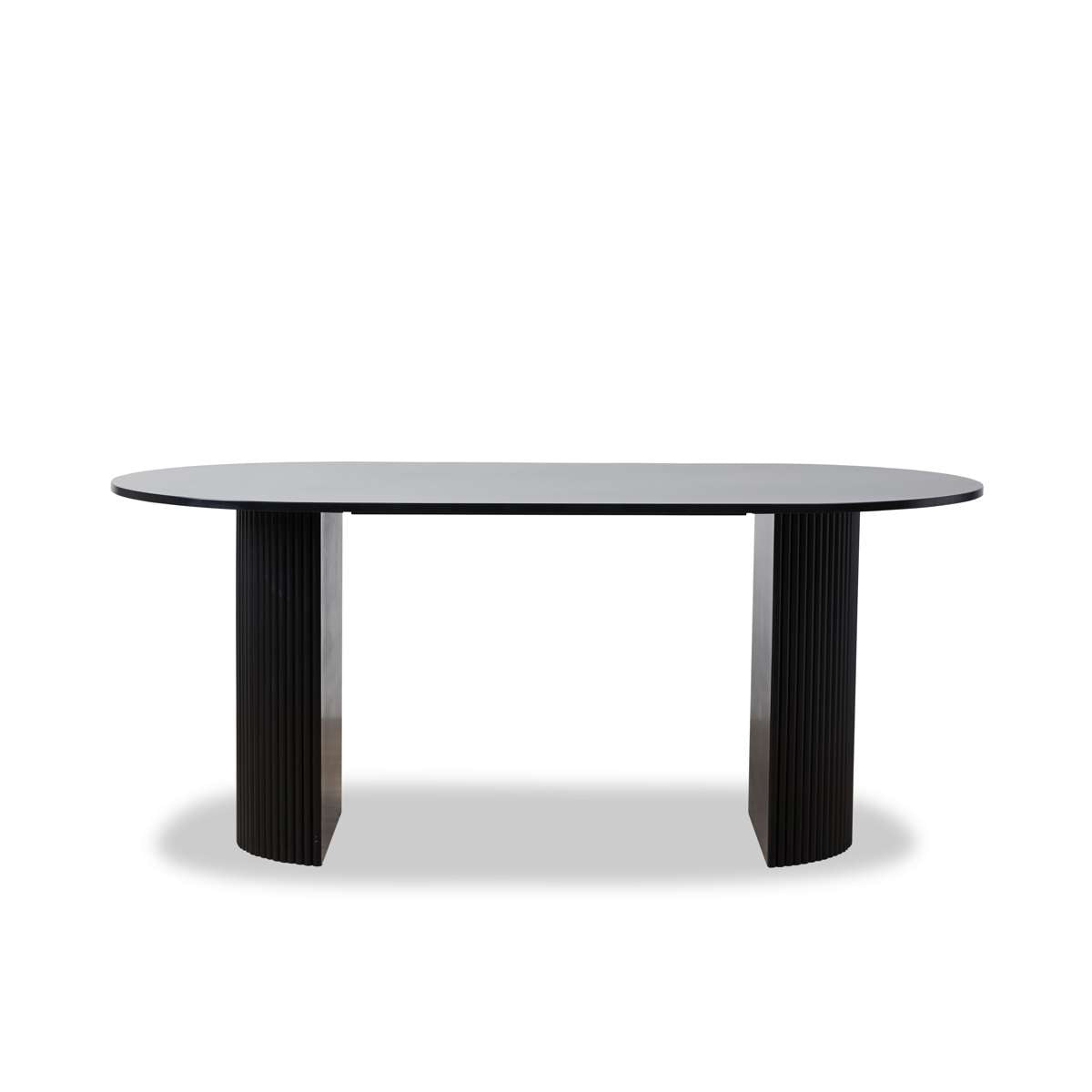 Eve 6 Seater Dining Table – Black | Aesthetic + Durable Table
