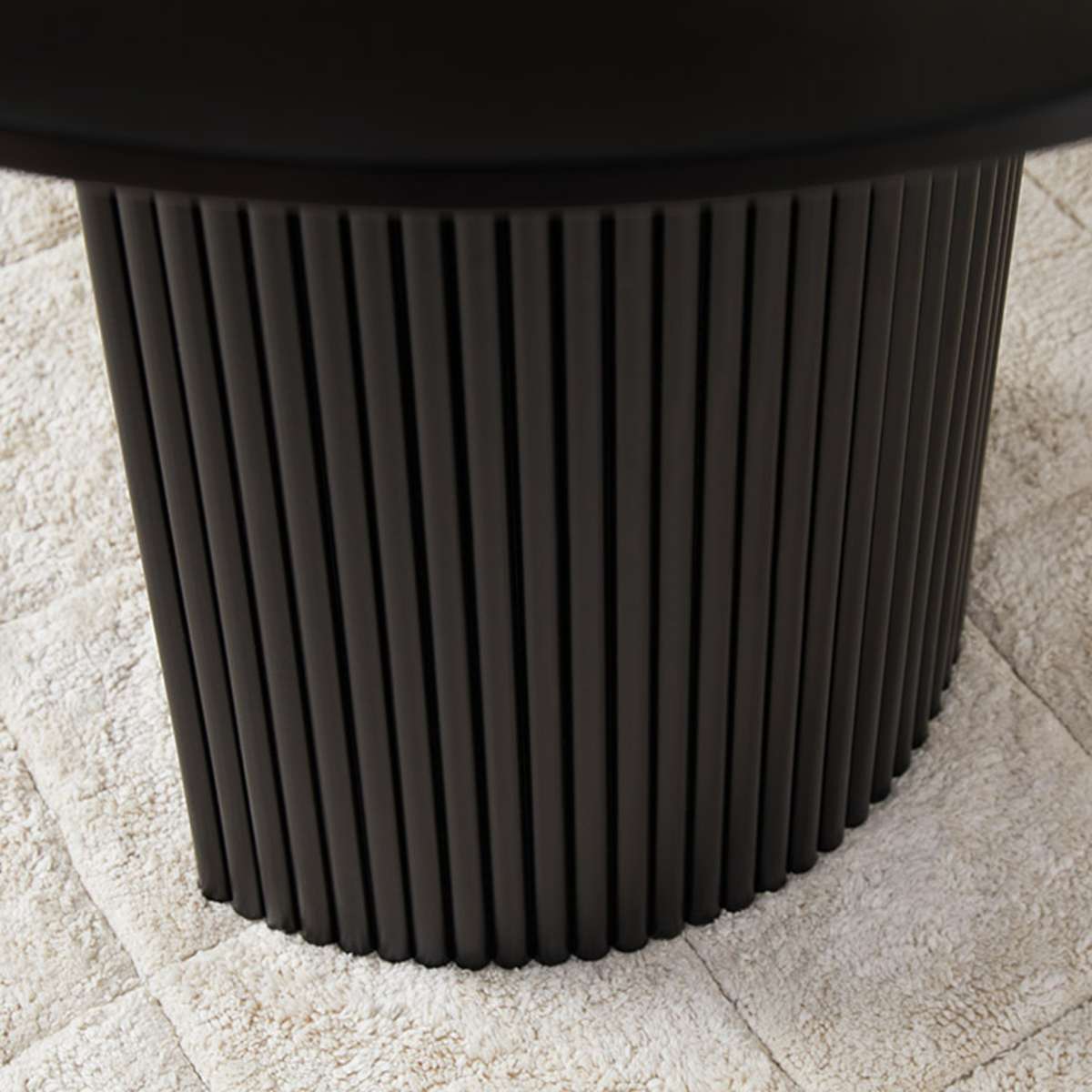 Eve 6 Seater Dining Table – Black | Aesthetic + Durable Table