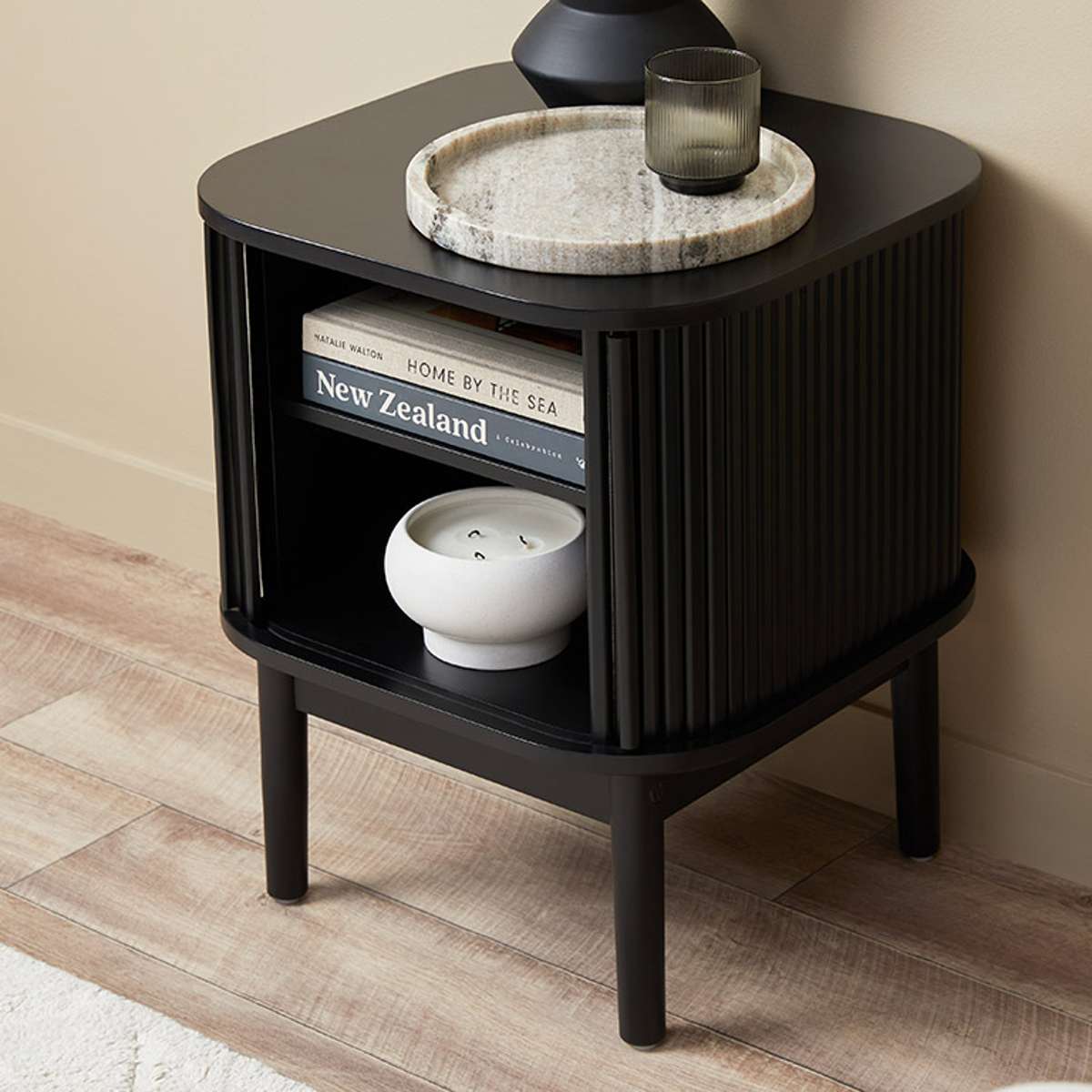 Maeve Bedside Table - Black | Shop Bedsides with Mocka