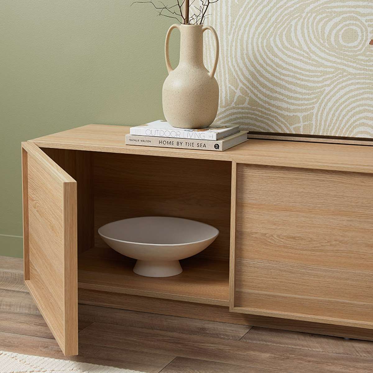 Mocka's Osaka Entertainment Unit - Natural | Shop Living