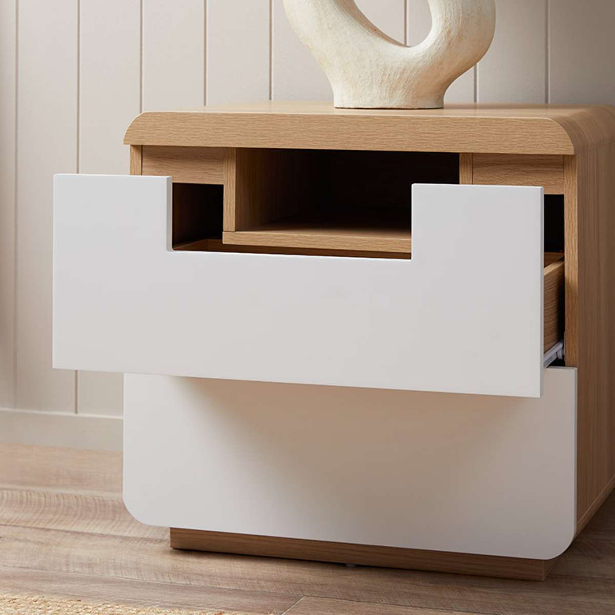 Rhodes Bedside Table for Modern Rooms | Mocka