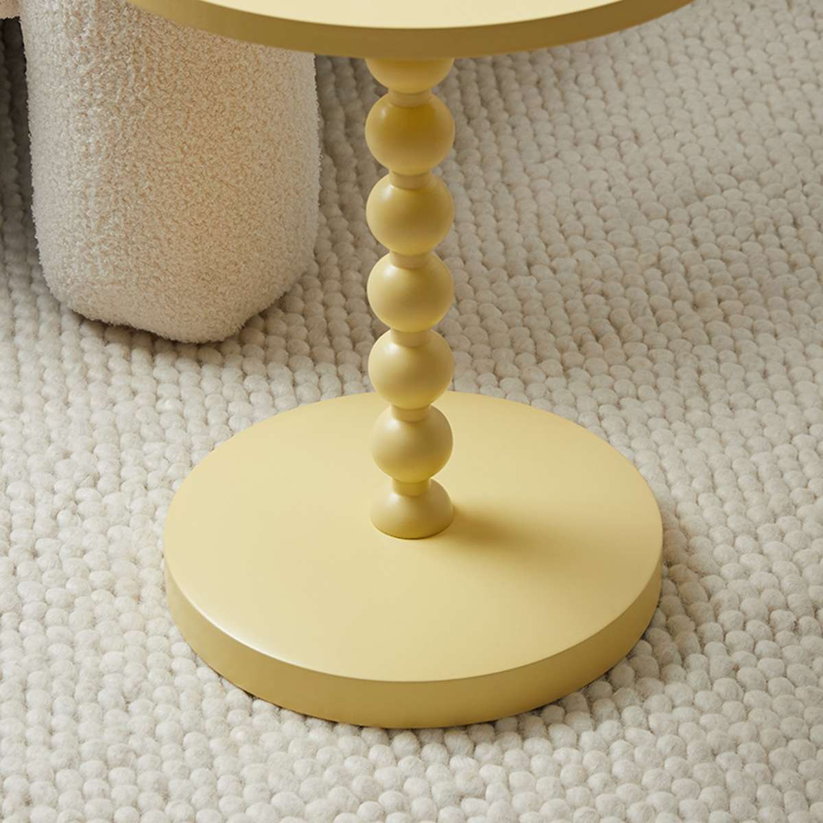 Bobbin Side Table - Yellow | Versatile & Stylish | Mocka