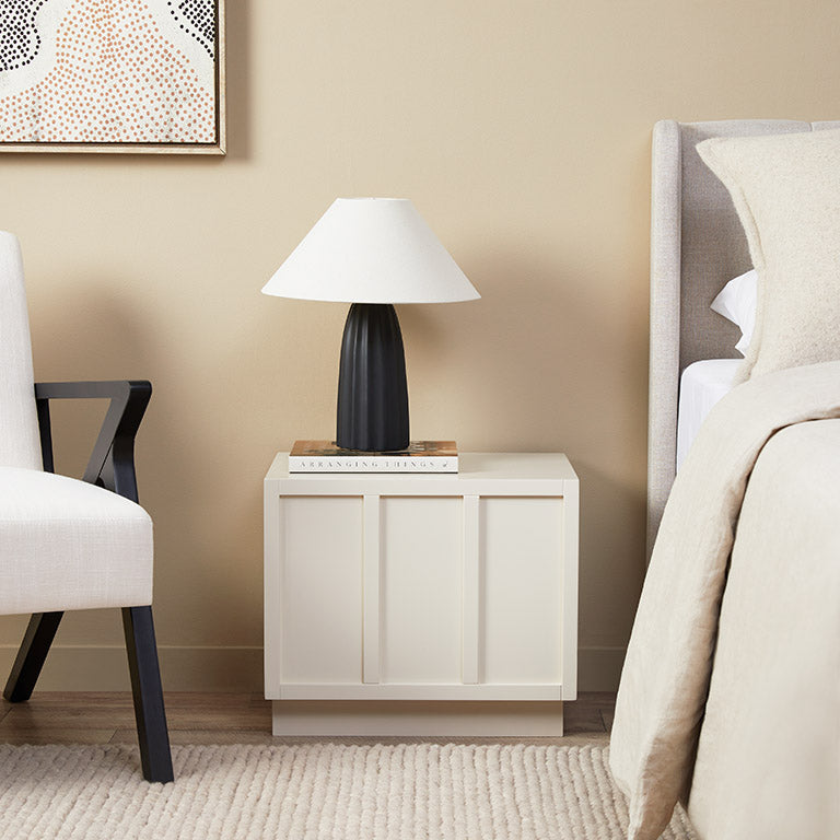Emery Bedside Table - Japandi Style | Mocka