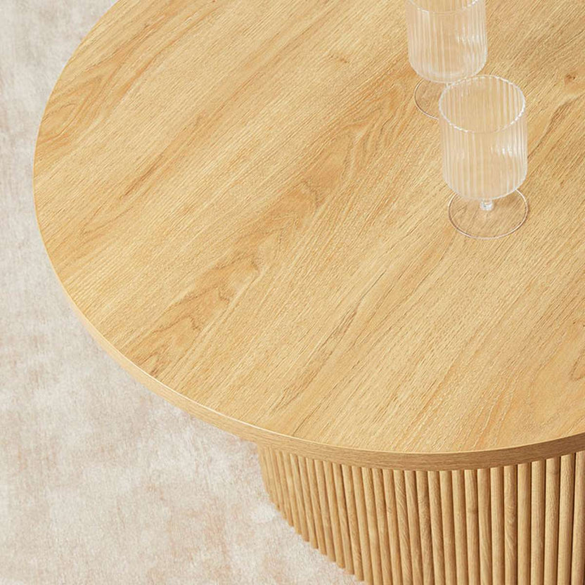 Amara Six Seater Dining Table - Natural | Mocka Furniture