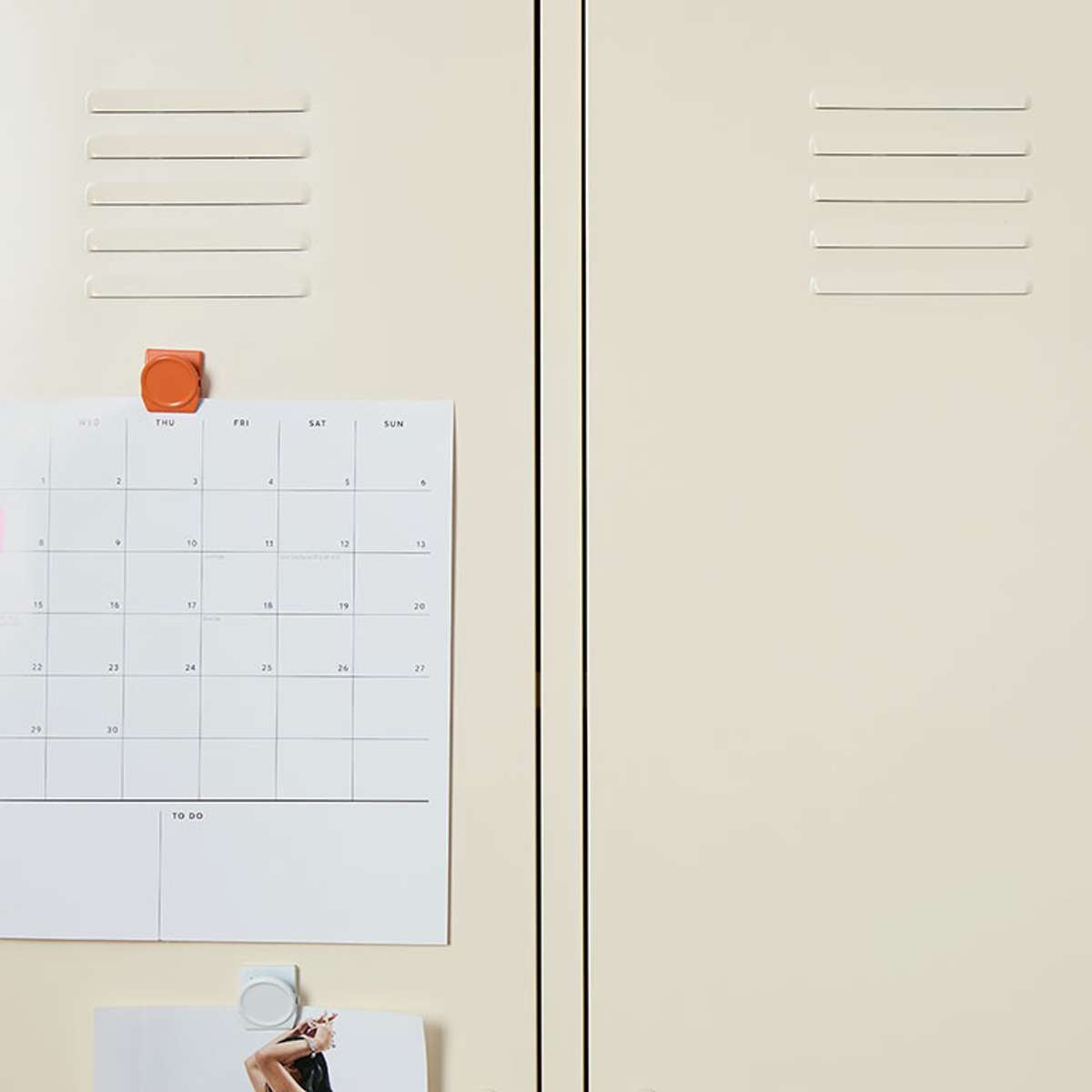 Mocka Original Locker Wardrobe - Cream - Secure & Stylish