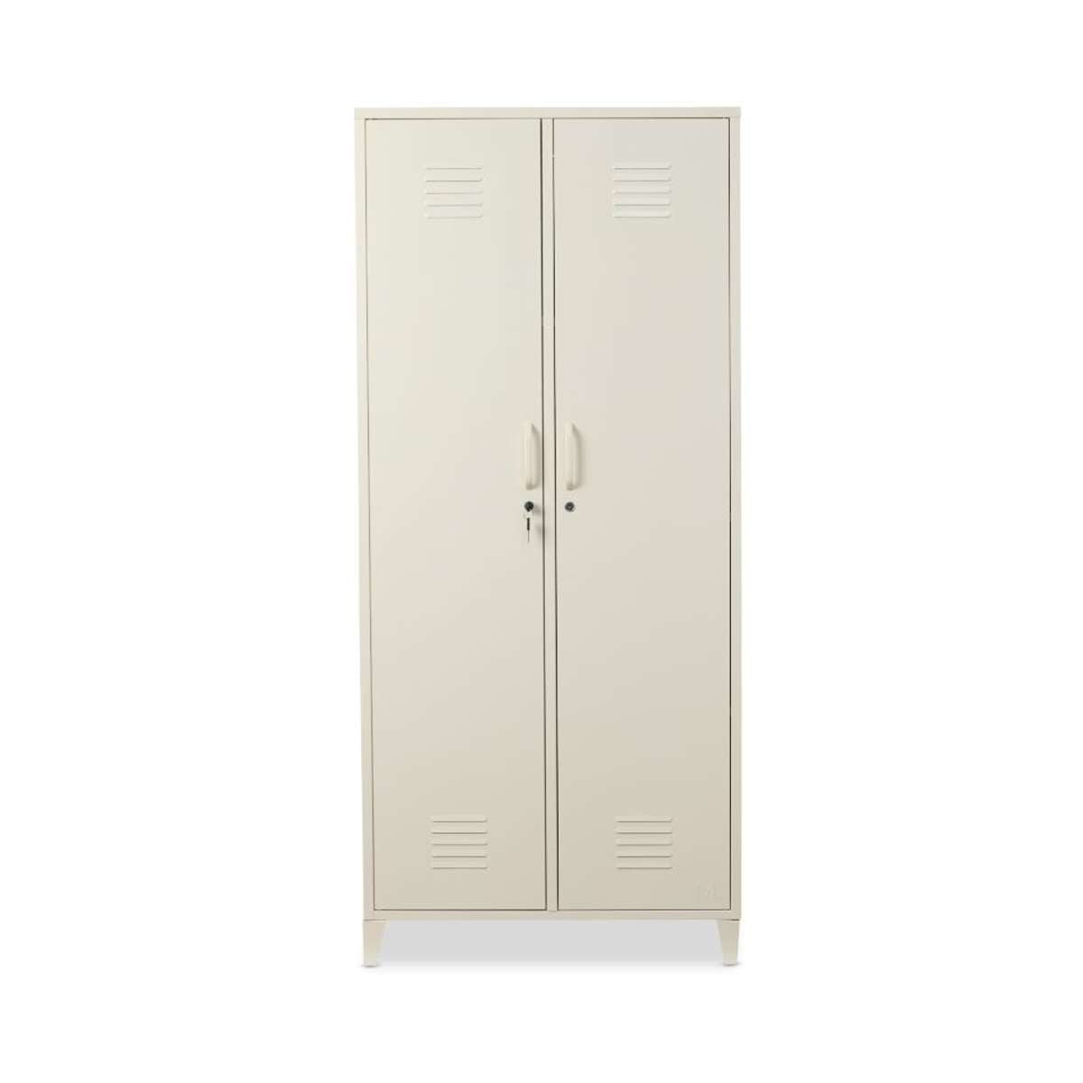 Mocka Original Locker Wardrobe - Cream - Secure & Stylish