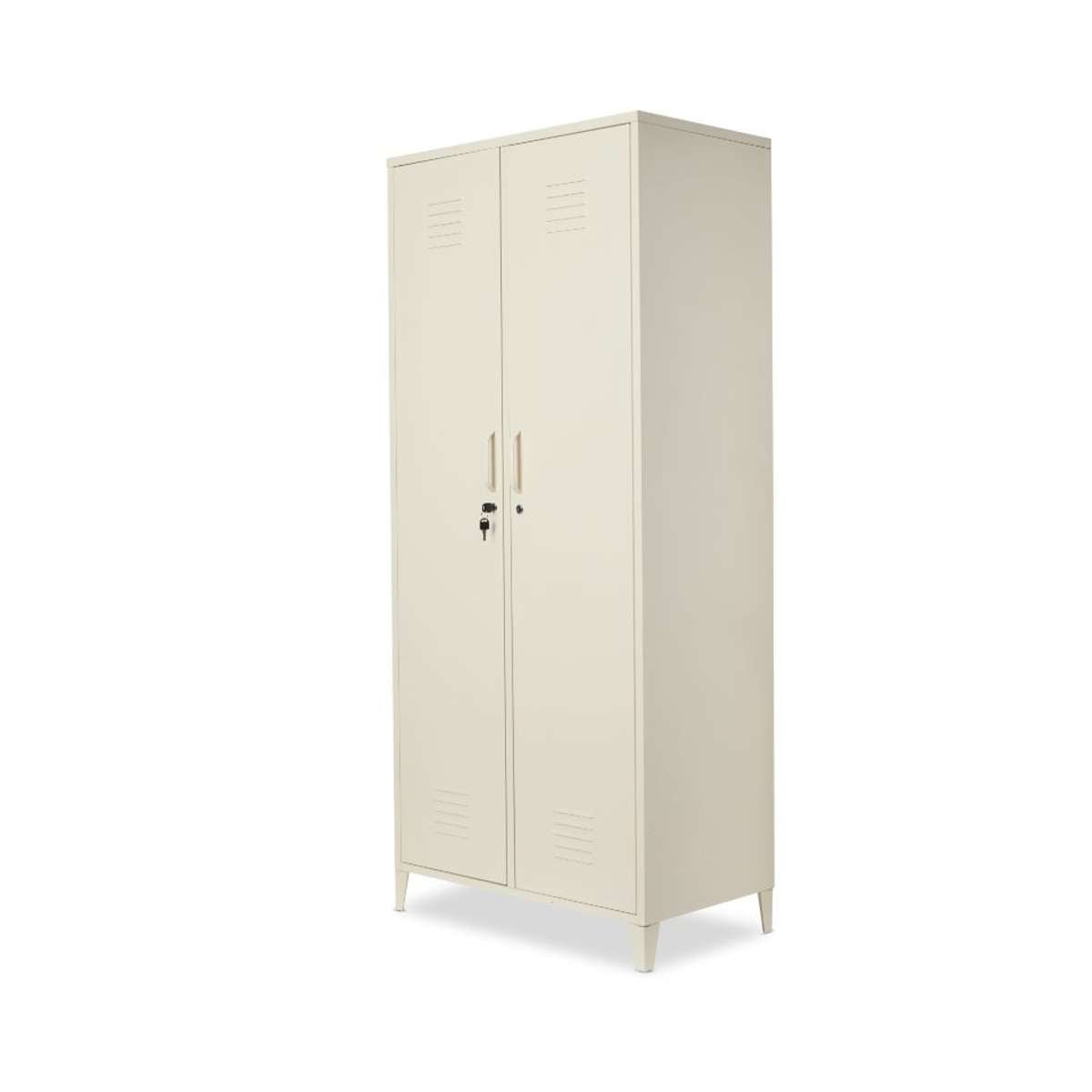 Mocka Original Locker Wardrobe - Cream - Secure & Stylish