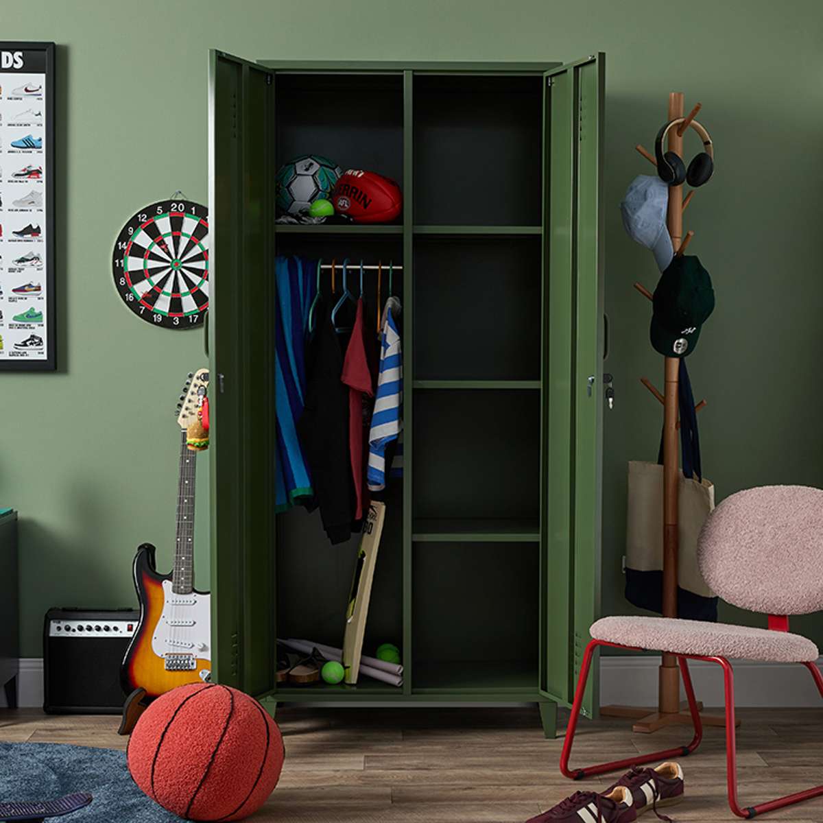 Mocka Original Locker Wardrobe - Khaki - Secure & Spacious | Mocka
