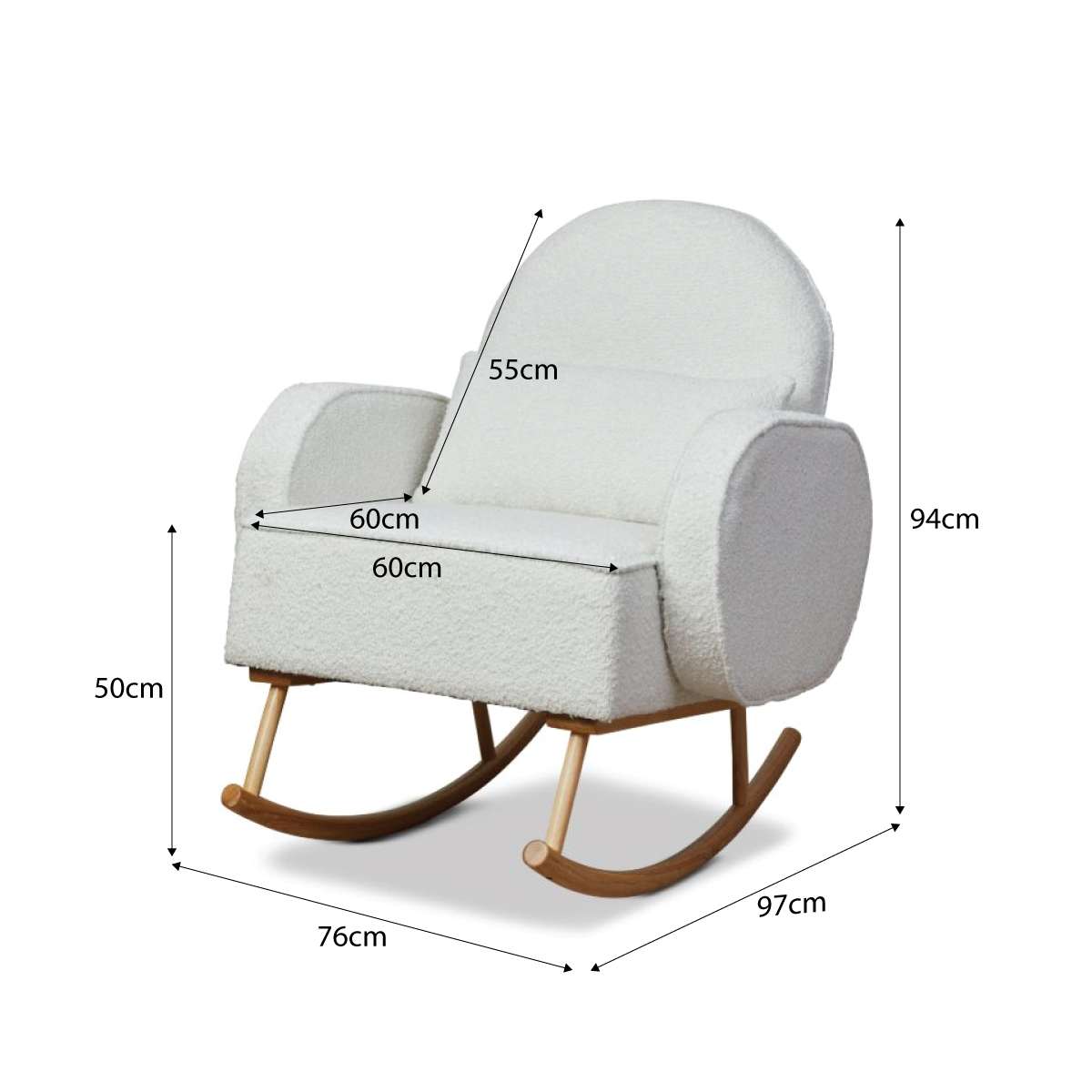 Buddy Rocking Chair & Stool Bundle - Relax and Unwind | Mocka
