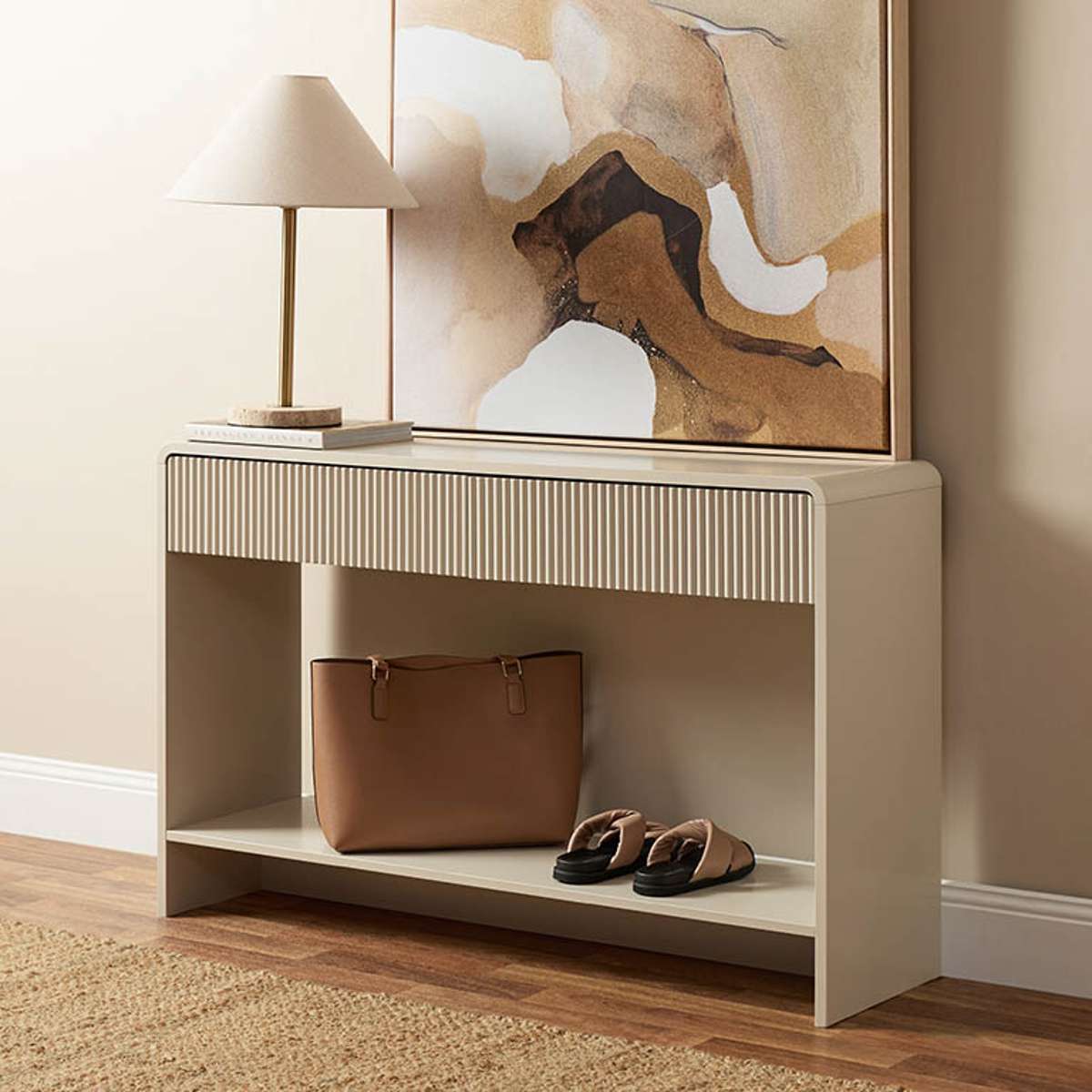 Majorca Console Table Beige – Practical & Stylish | Mocka