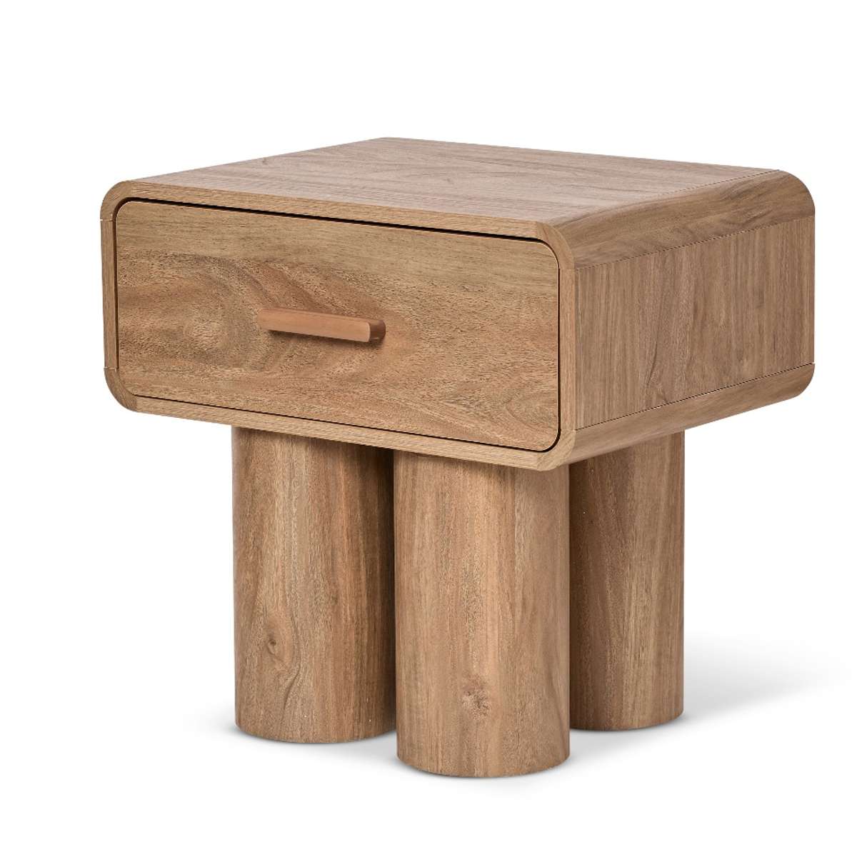 Otis Bedside Table - Pecan | Modern Bedroom by Mocka