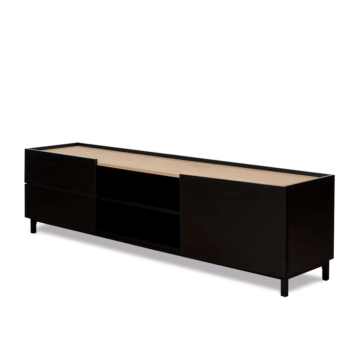 Murphy Entertainment Unit Black/Natural - Mocka