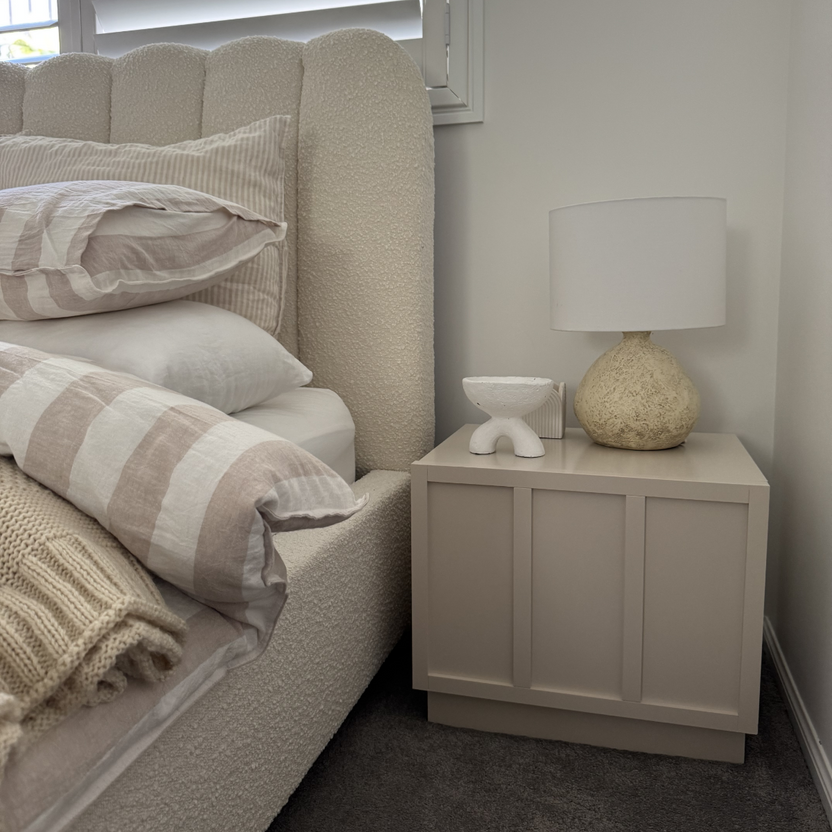 Emery Bedside Table - Japandi Style | Mocka